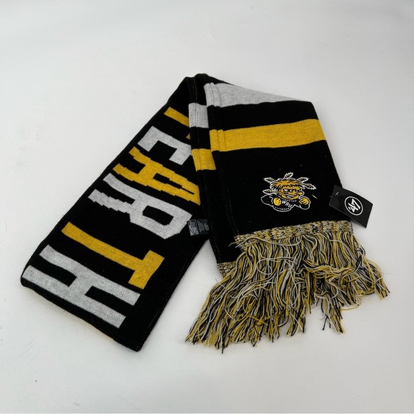 47 | Accessories | Nwt Wichita State Scarf Wsu Shockers Knit Scarf Fear ...
